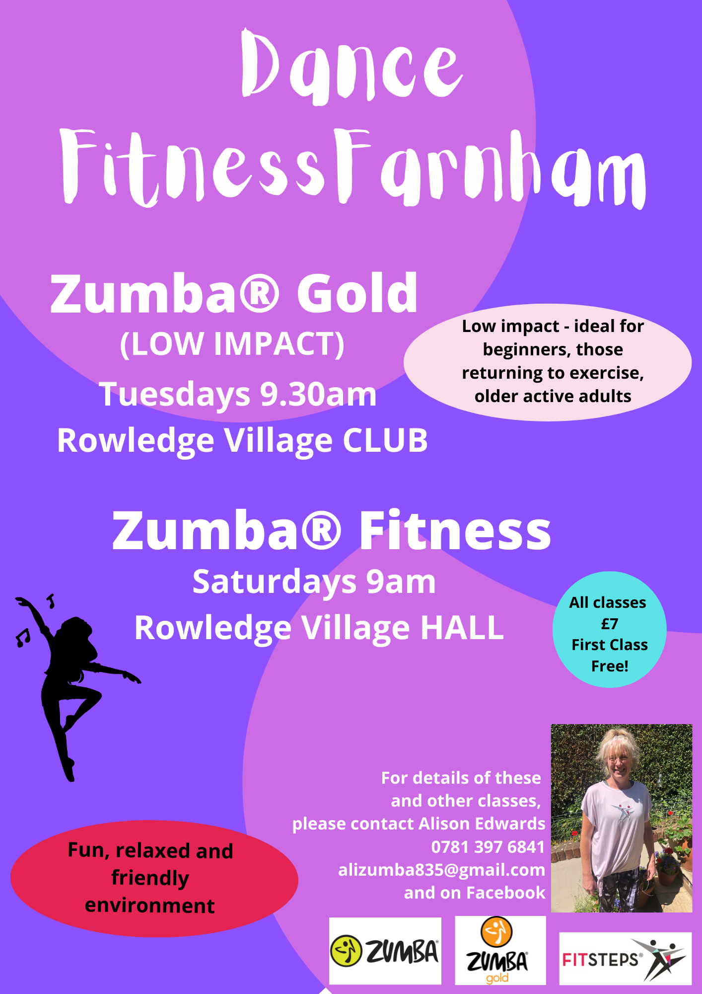 Zumba at the village hall – Rowledge Village Hall